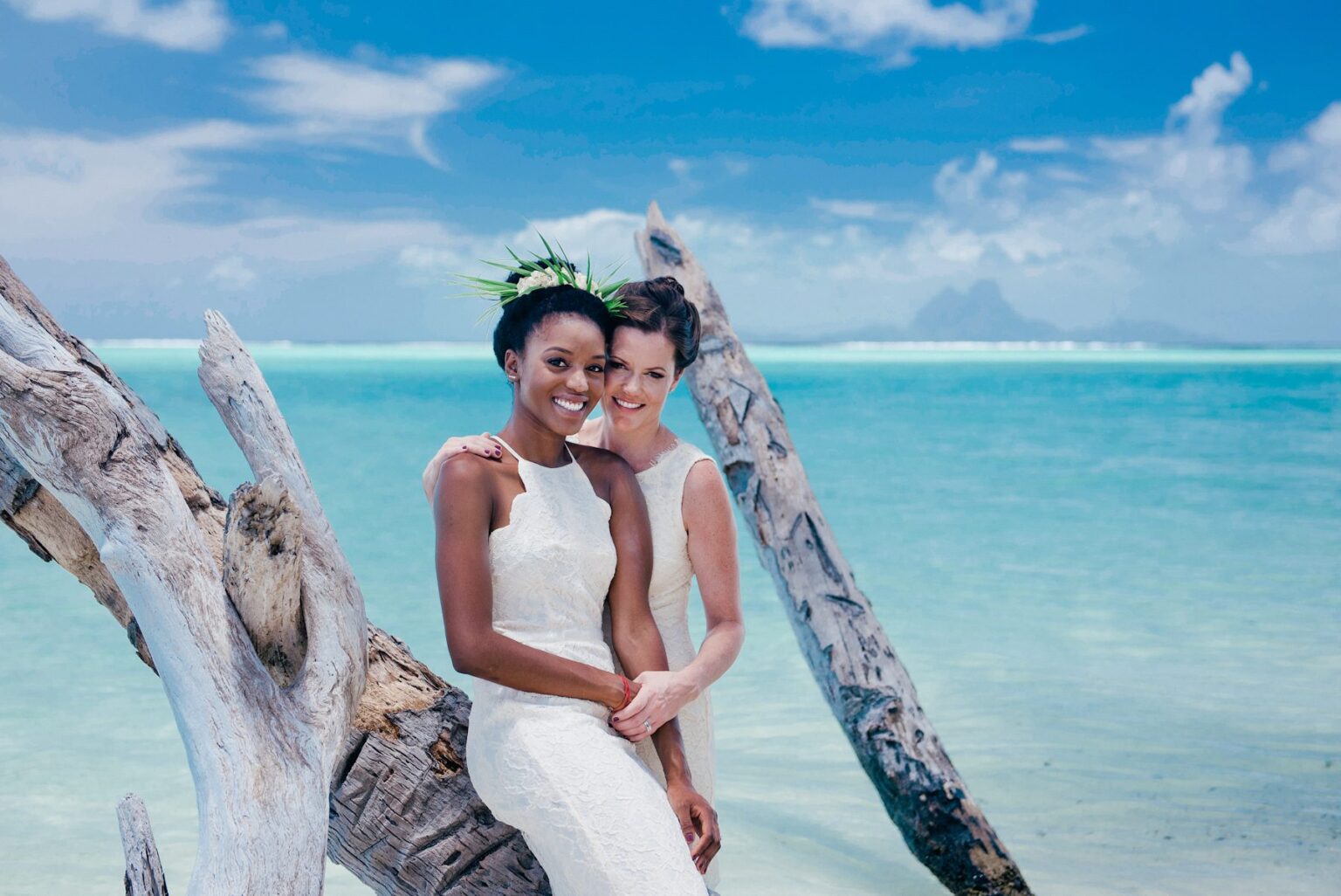 Lesbian Wedding in Tahaa